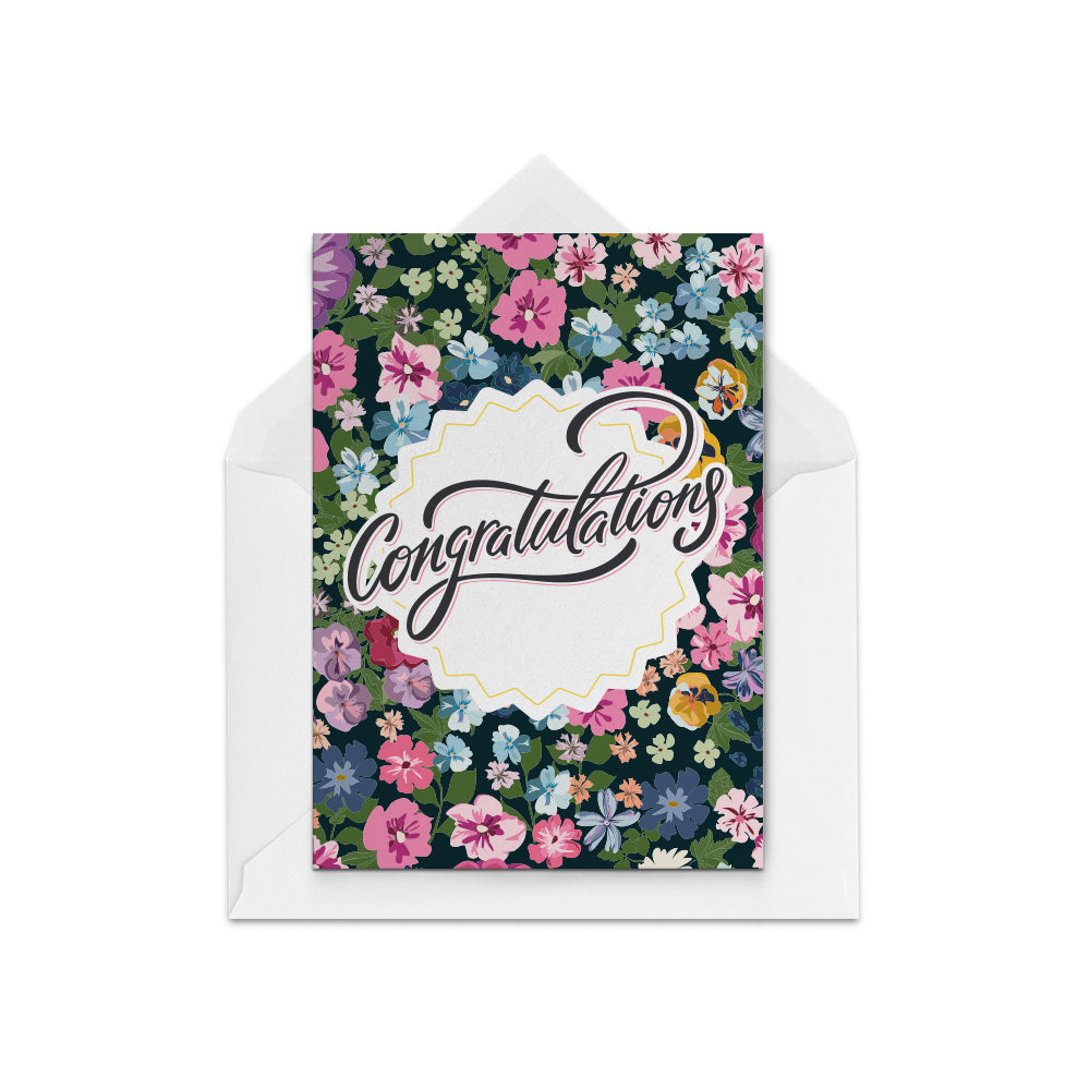 Congratulations Bouquet Greeting Card – The Paper People Greeting Cards