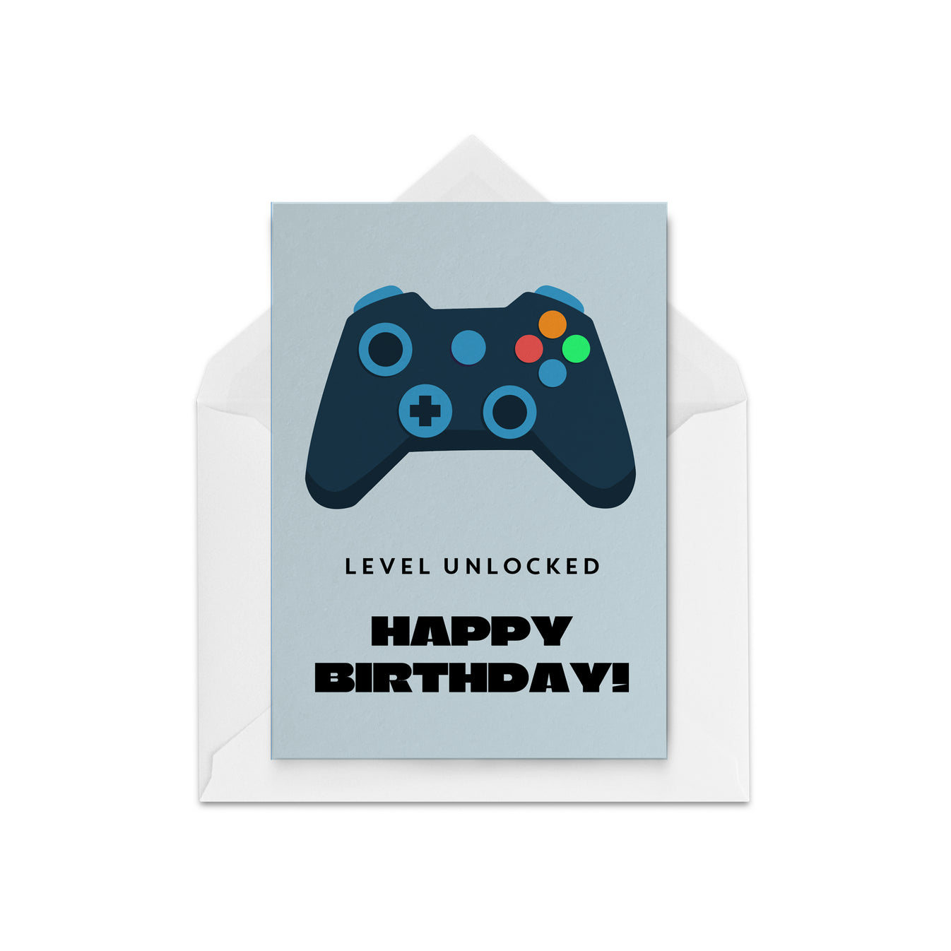 Birthday Card with Game Controller – The Paper People Greeting Cards