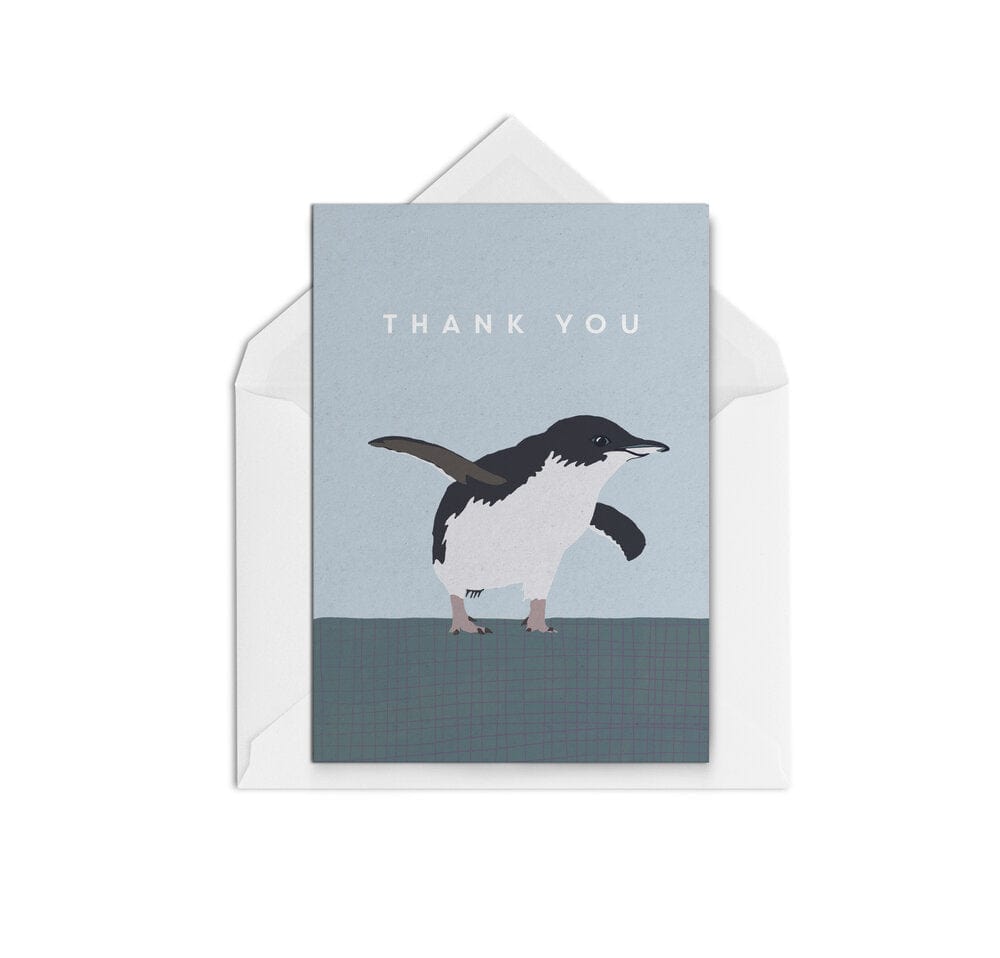 Thank You Penguin Greeting Card – The Paper People Greeting Cards
